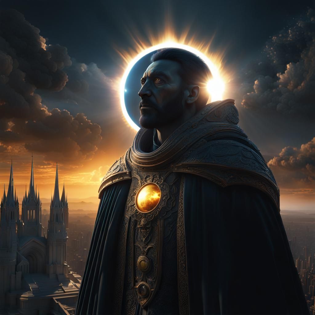 Eclipse GigaChad - AI Generated Artwork - NightCafe Creator