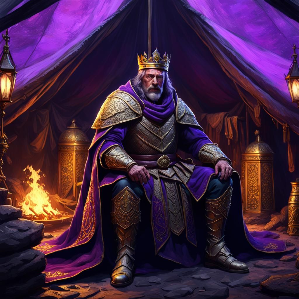 The Kings Battlefield Tent - AI Generated Artwork - NightCafe Creator