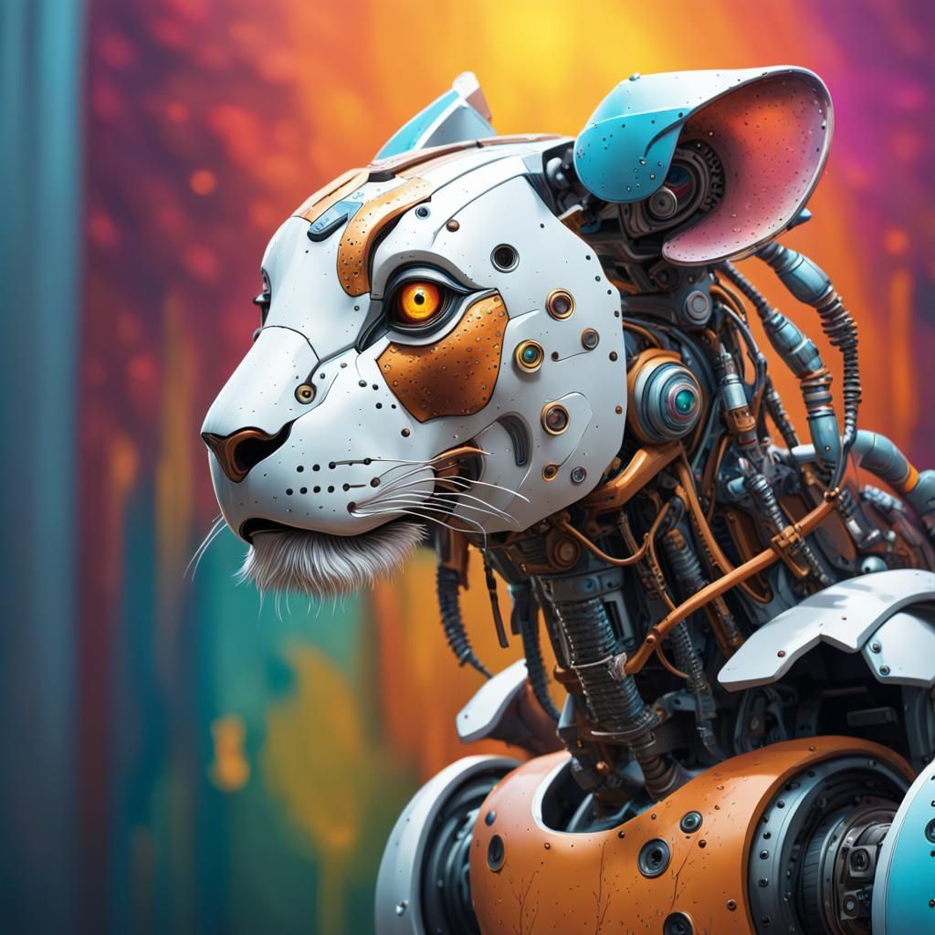 robot zoo animals - AI Generated Artwork - NightCafe Creator