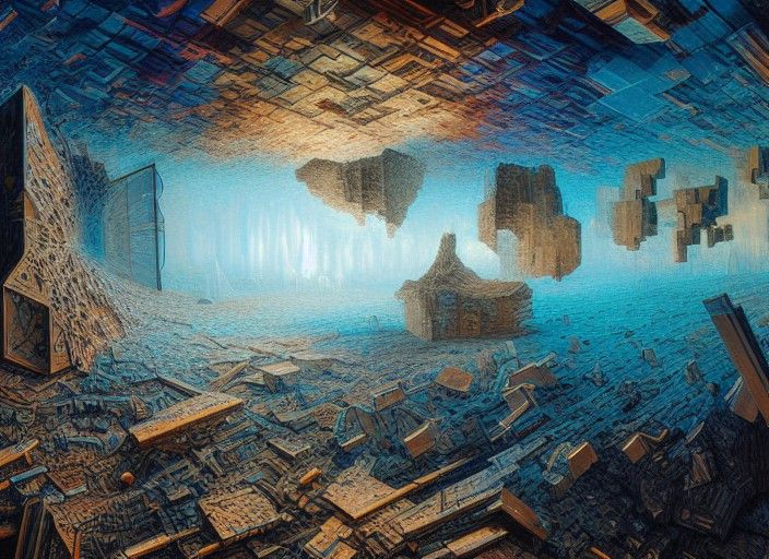 Simulation Error: Reality Collapse - AI Generated Artwork - NightCafe ...