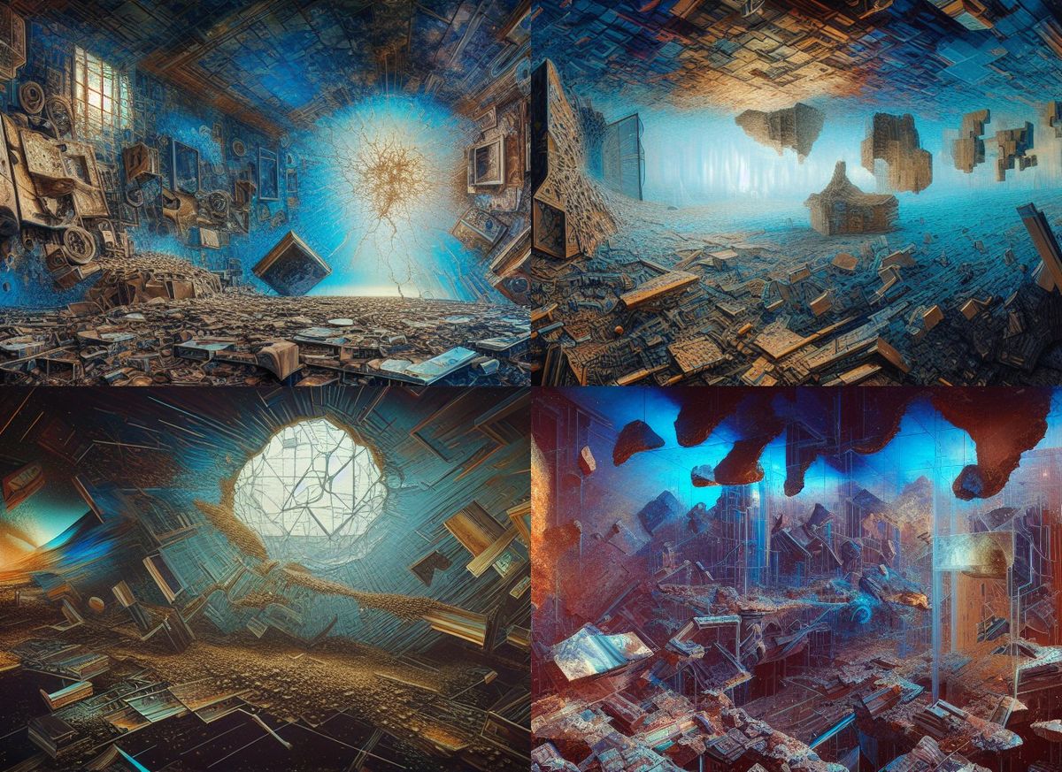 Simulation Error: Reality Collapse - AI Generated Artwork - NightCafe ...