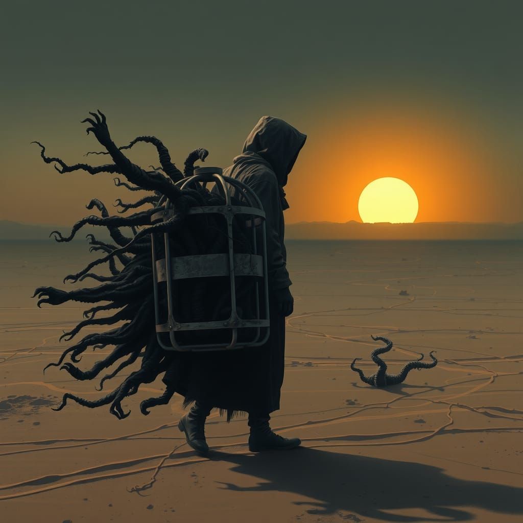 The Shadow Collector - AI Generated Artwork - NightCafe Creator