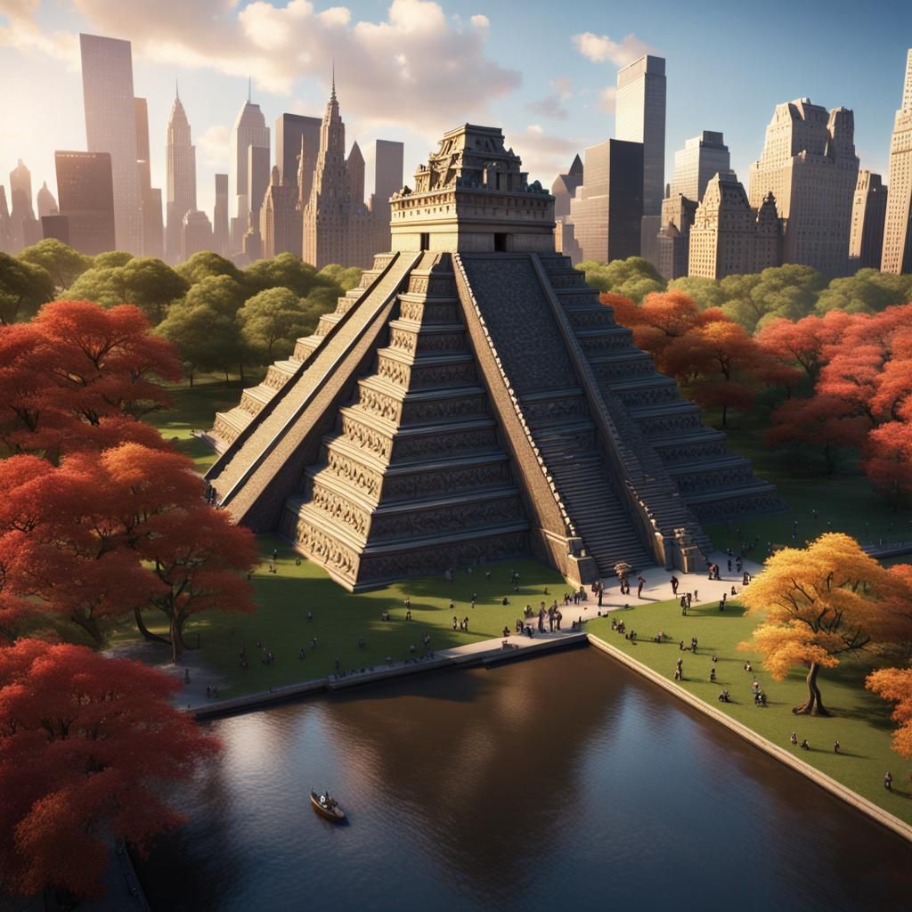 Mayan Attraction in The Big Apple - AI Generated Artwork - NightCafe ...