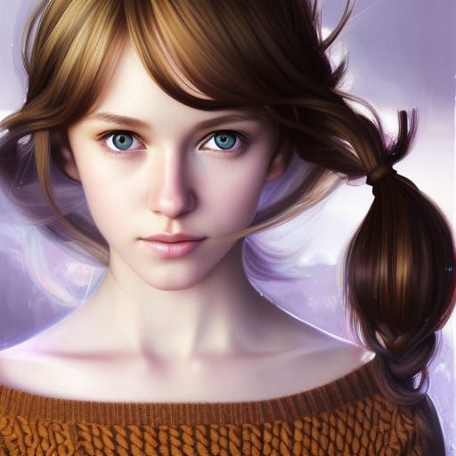 Pretty Girl - AI Generated Artwork - NightCafe Creator