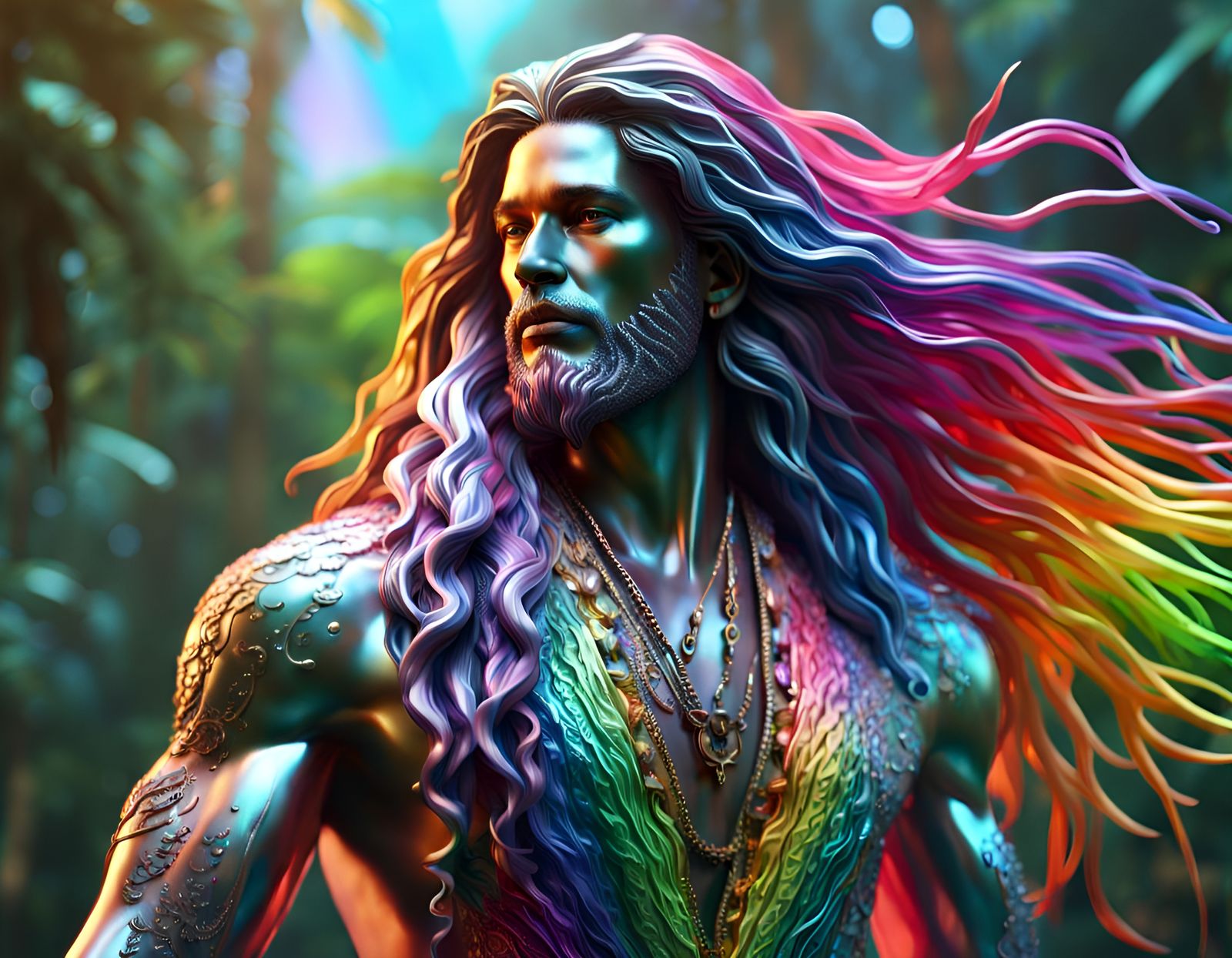 Intuitive Man! - AI Generated Artwork - NightCafe Creator