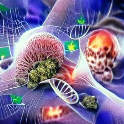 Cannabis biology dna - AI Generated Artwork - NightCafe Creator
