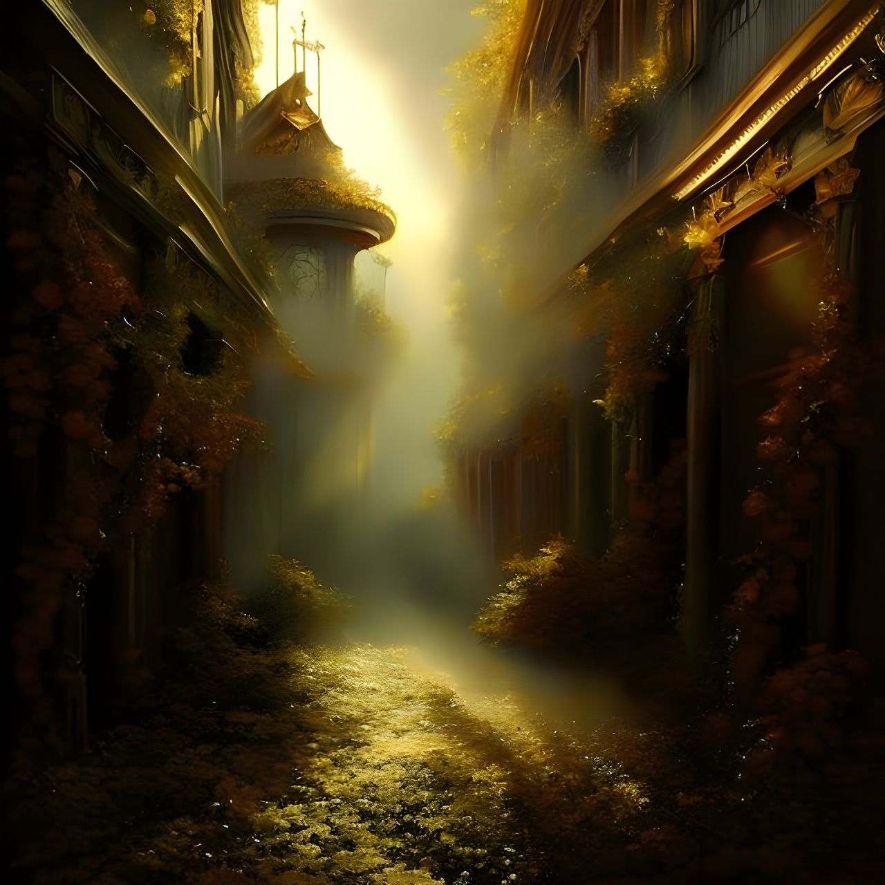 Shadow in Dark - AI Generated Artwork - NightCafe Creator