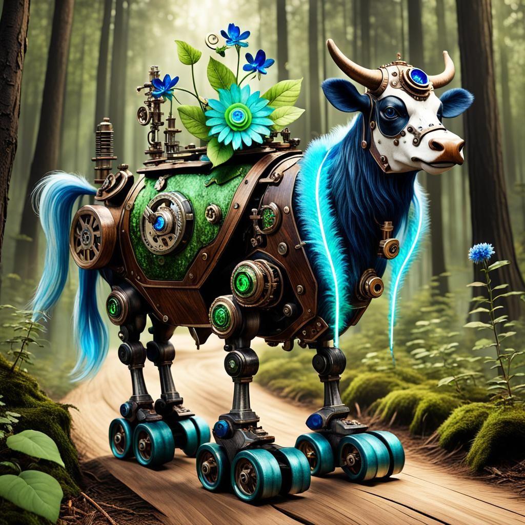 Chargin' Sprout - AI Generated Artwork - NightCafe Creator