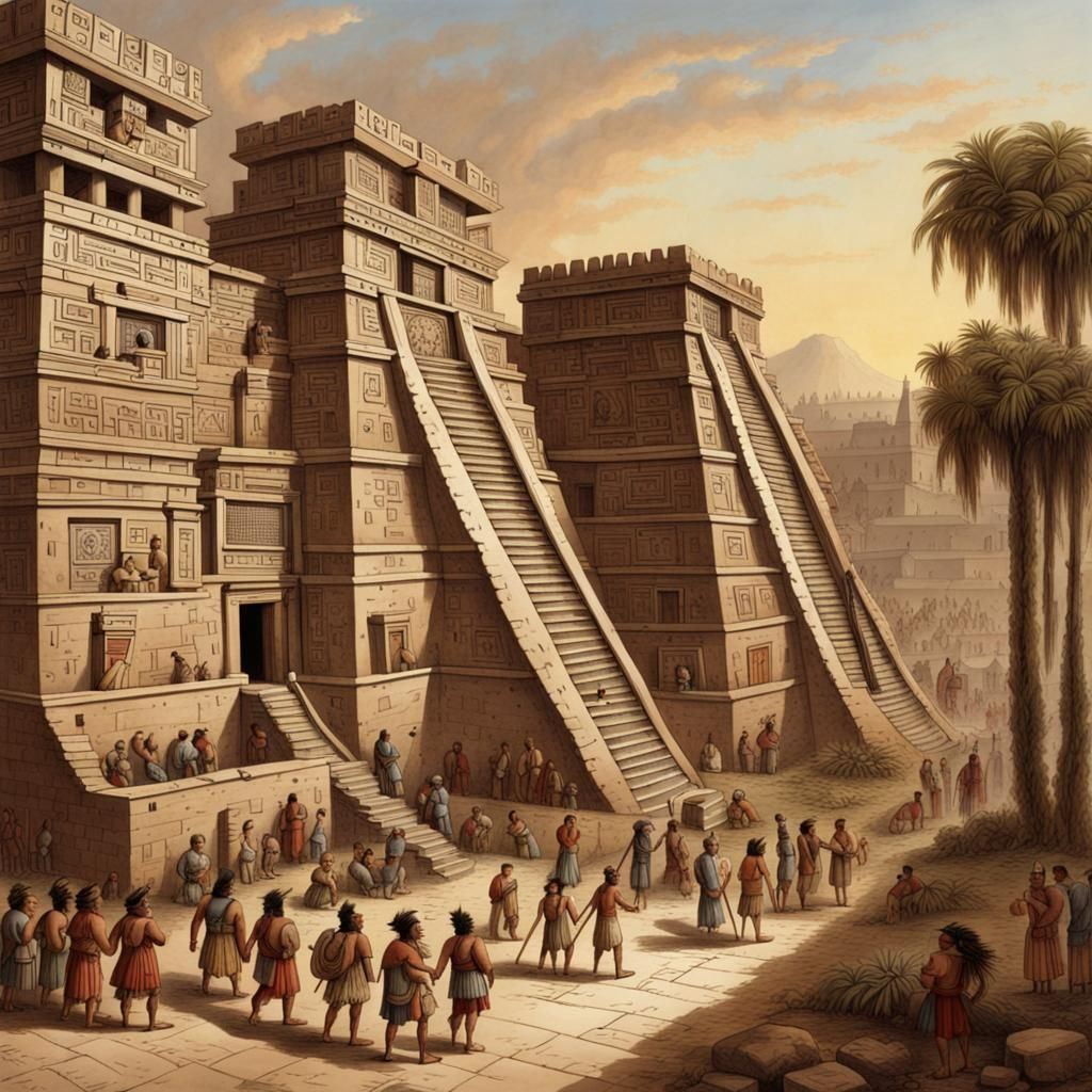 Aztec University (Gunpowder Age) - AI Generated Artwork - NightCafe Creator