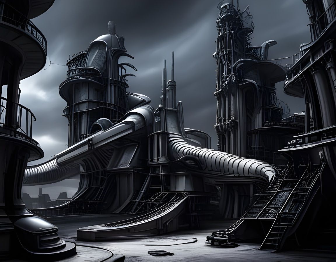GIGER FACTORY - AI Generated Artwork - NightCafe Creator