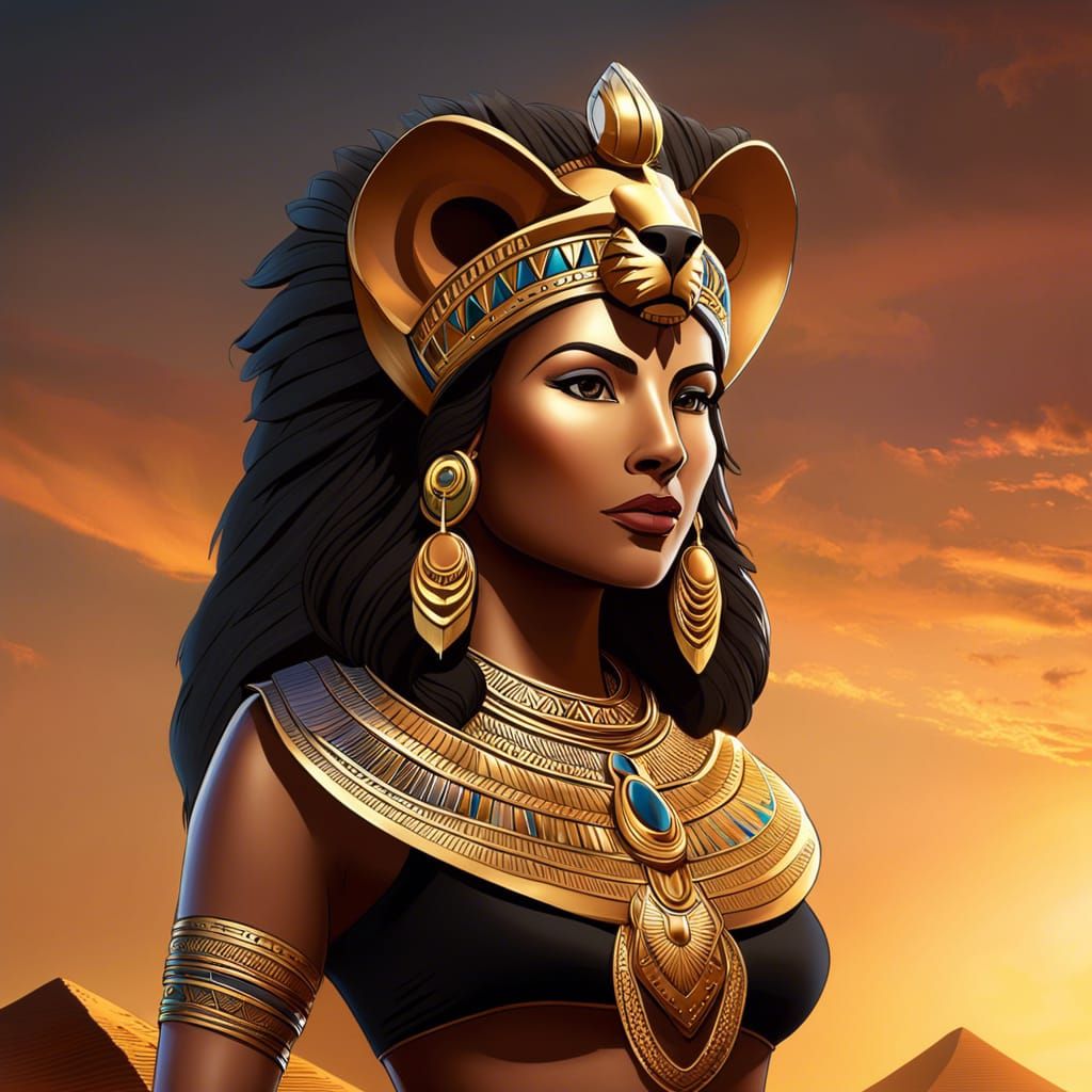 Priestess of Bast - AI Generated Artwork - NightCafe Creator