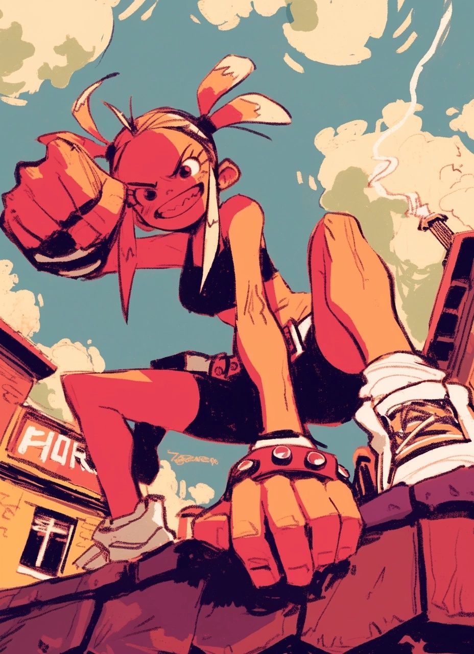 Knock Ya Lights Out - AI Generated Artwork - NightCafe Creator