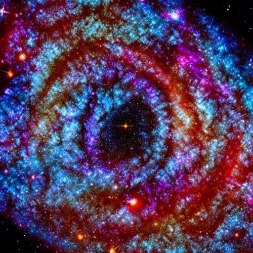 Pinwheel Galaxy with chromatic nebula, 8k resolution, James Webb ...