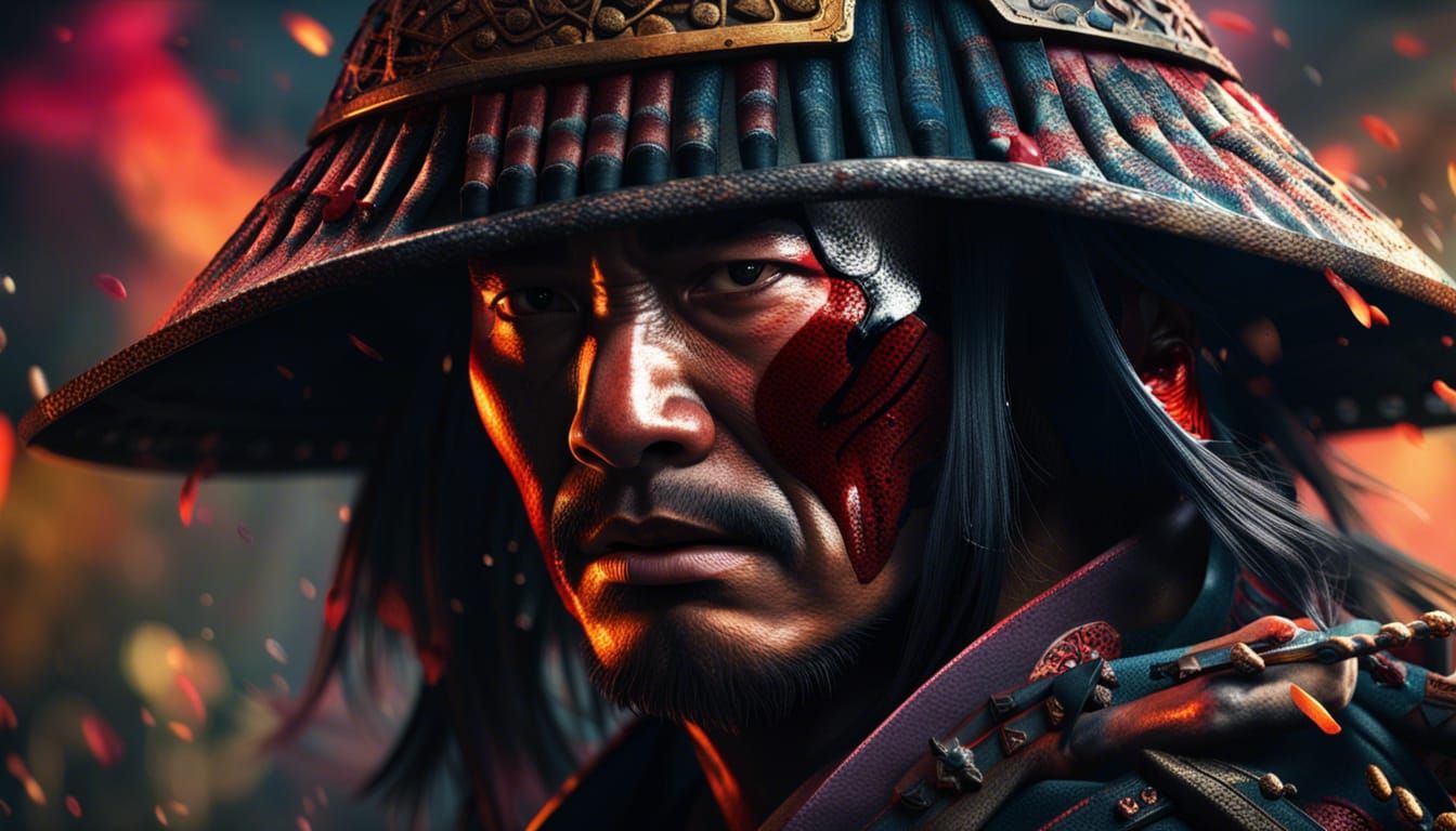 Samurai last stand in battlefield - AI Generated Artwork - NightCafe ...