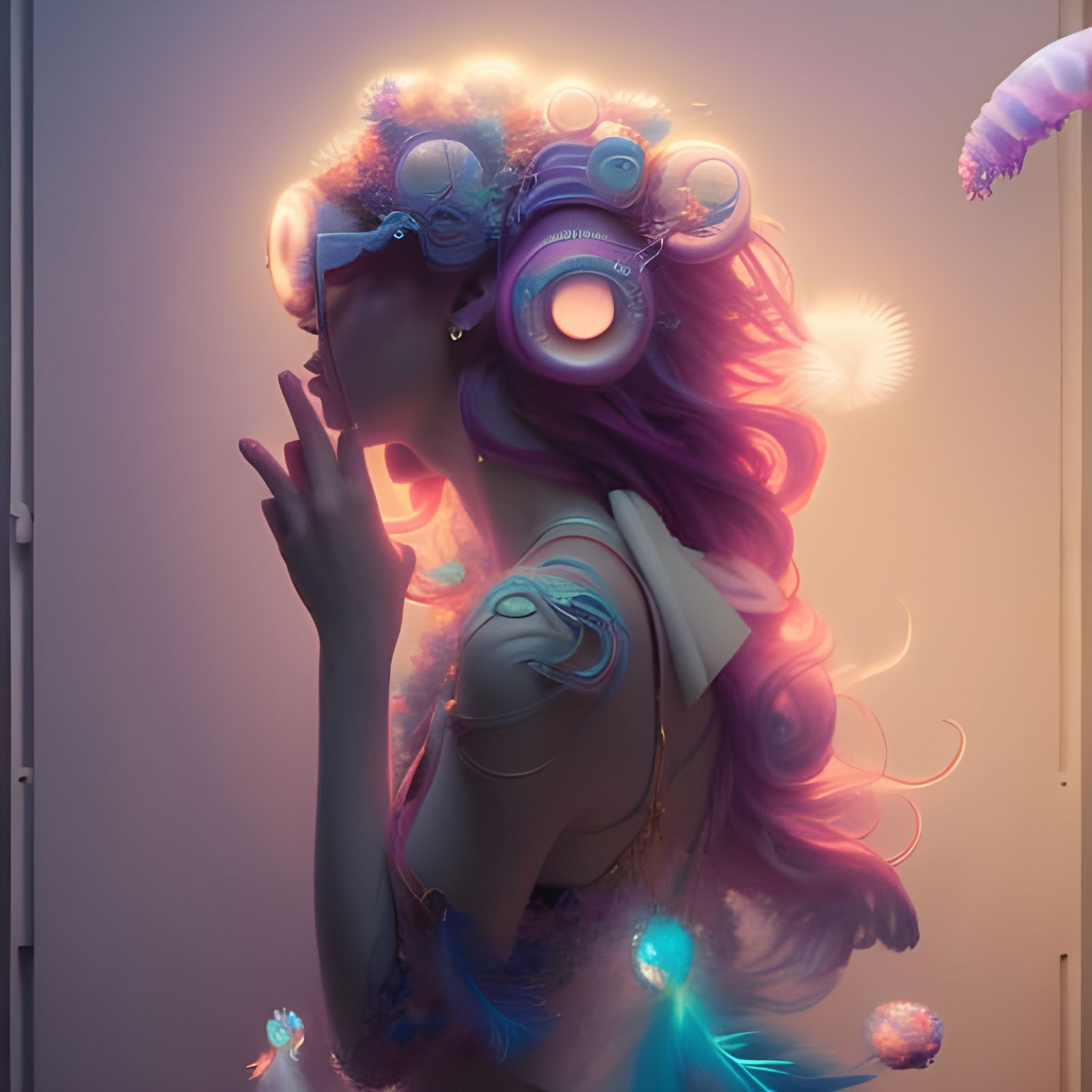 Immersed in music - AI Generated Artwork - NightCafe Creator