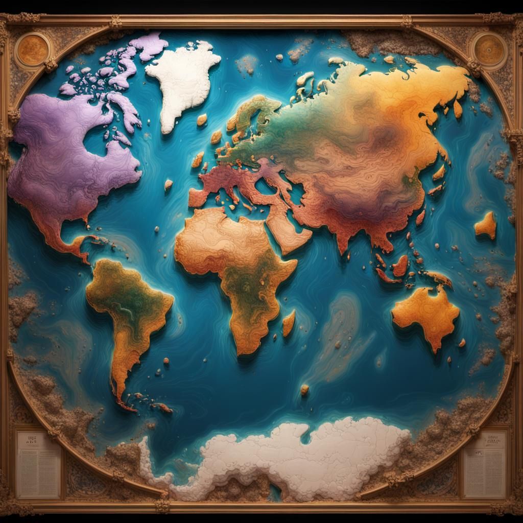 A Map - AI Generated Artwork - NightCafe Creator