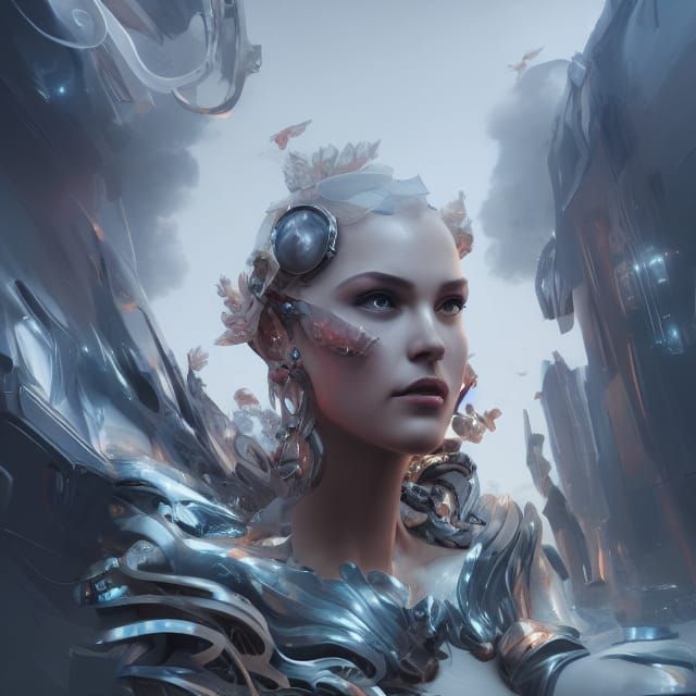 Metal princess - AI Generated Artwork - NightCafe Creator