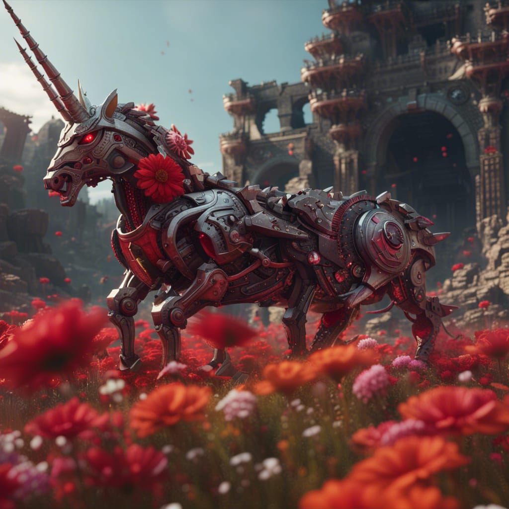 Deploy the Battle Unicorn!! - AI Generated Artwork - NightCafe Creator