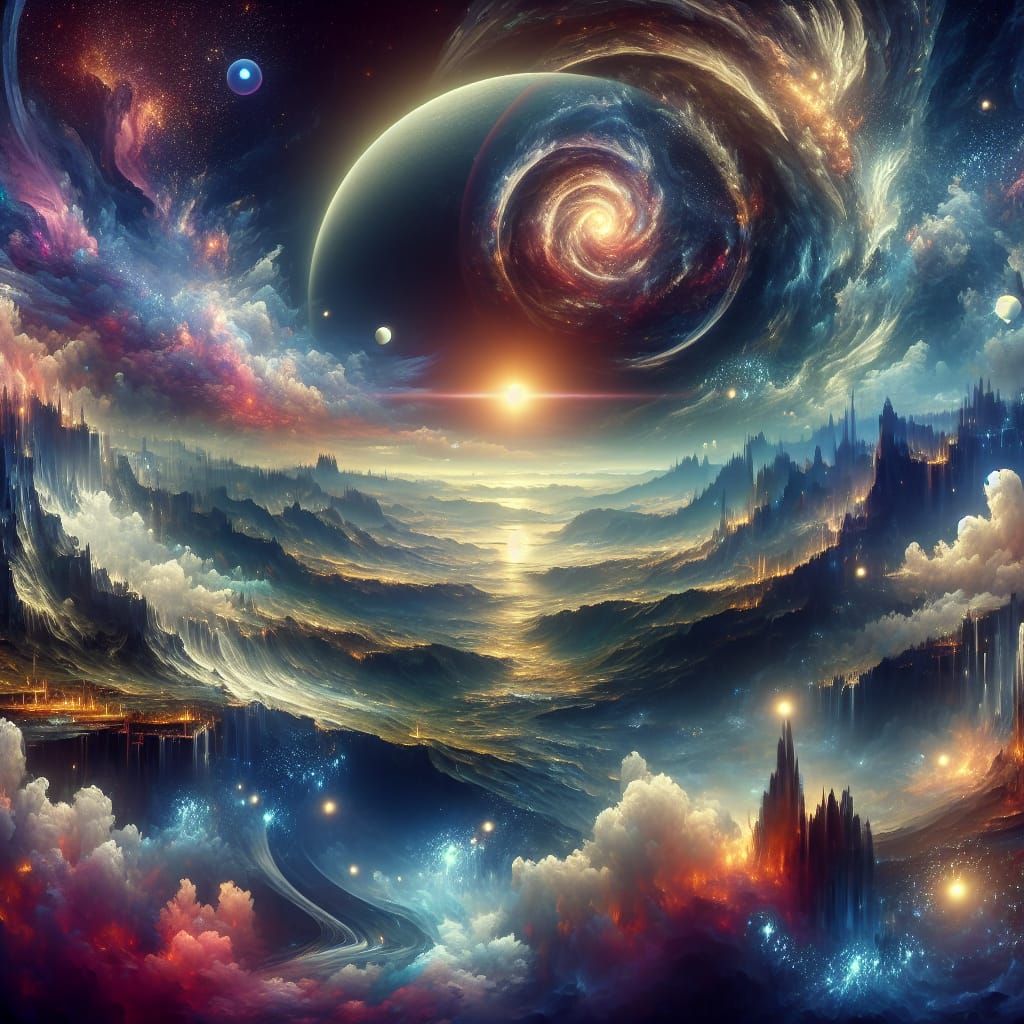 Parallel worlds - AI Generated Artwork - NightCafe Creator