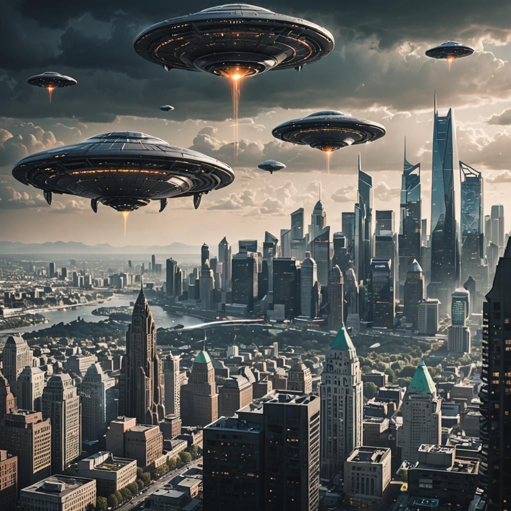 Alien takeover - AI Generated Artwork - NightCafe Creator