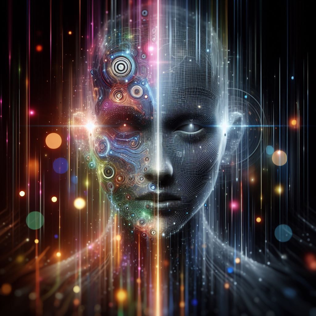 Lines Cyborg - AI Generated Artwork - NightCafe Creator