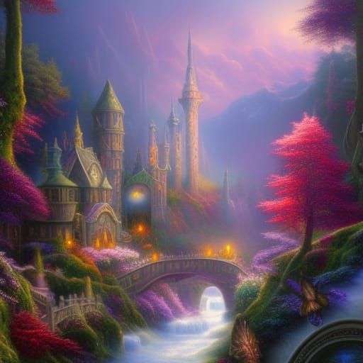 Fantasy School - AI Generated Artwork - NightCafe Creator