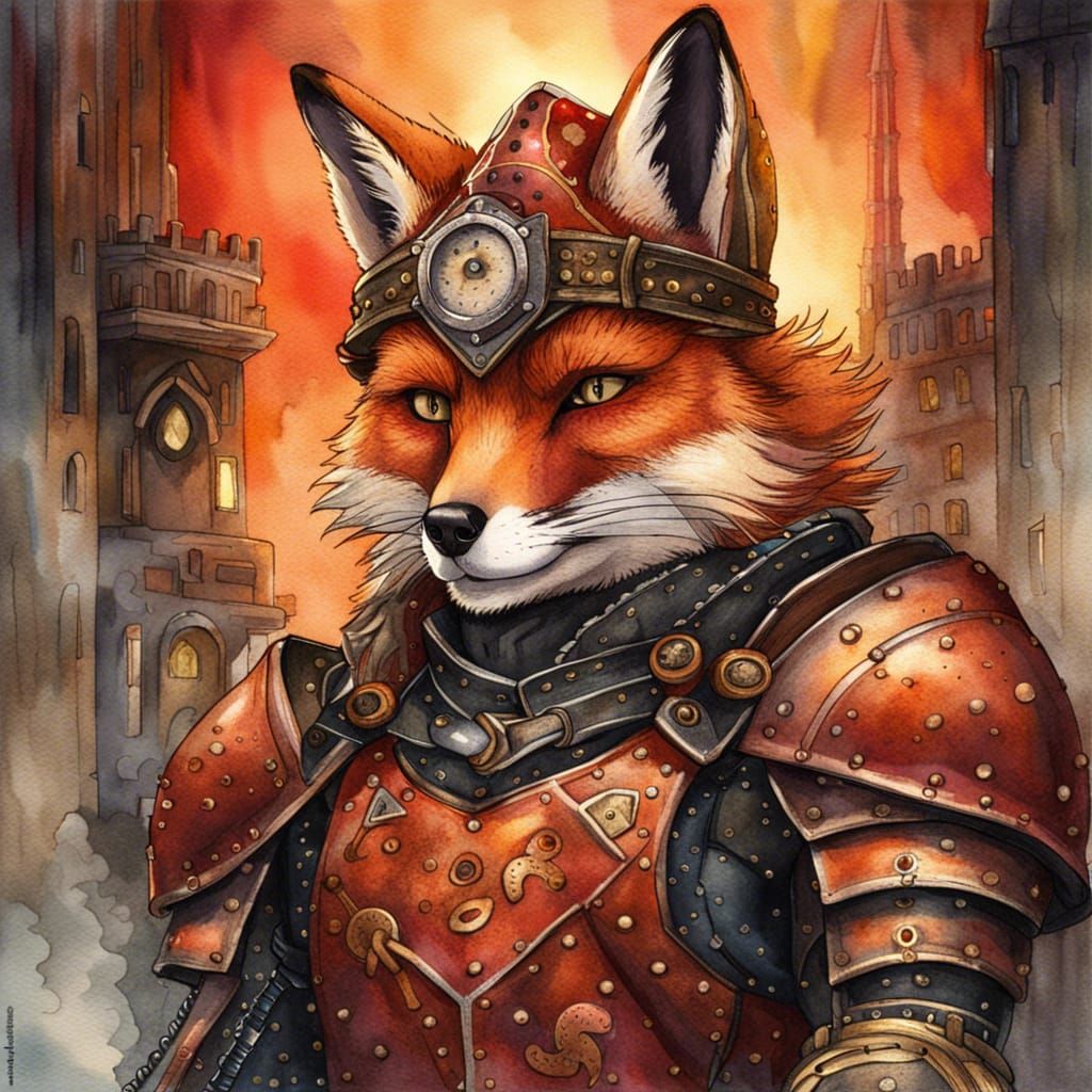 Fox King - AI Generated Artwork - NightCafe Creator