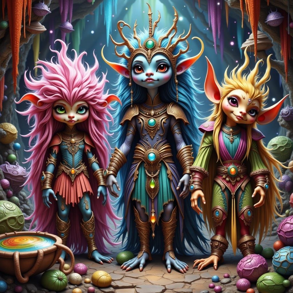 Surreal Fantasy Creatures Inspired by Jim Henson's... - AI Art