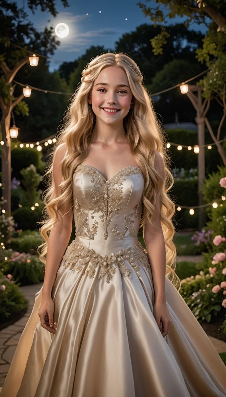 A Princess's Nightly Walk - AI Generated Artwork - NightCafe Creator