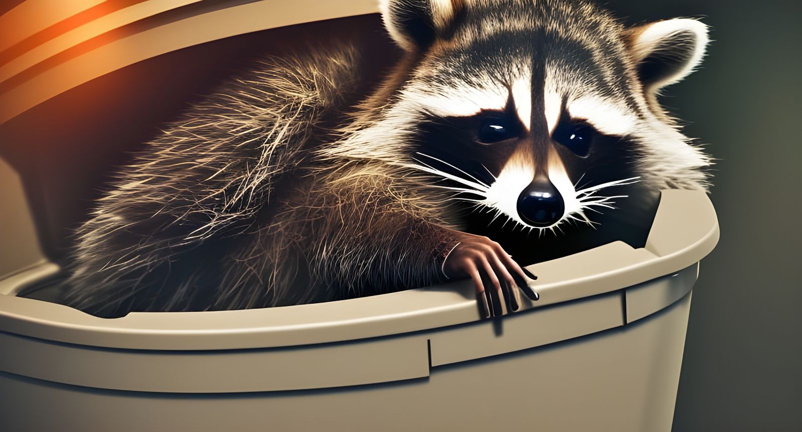 A Trash Panda in Its Natural Habitat - AI Generated Artwork - NightCafe ...