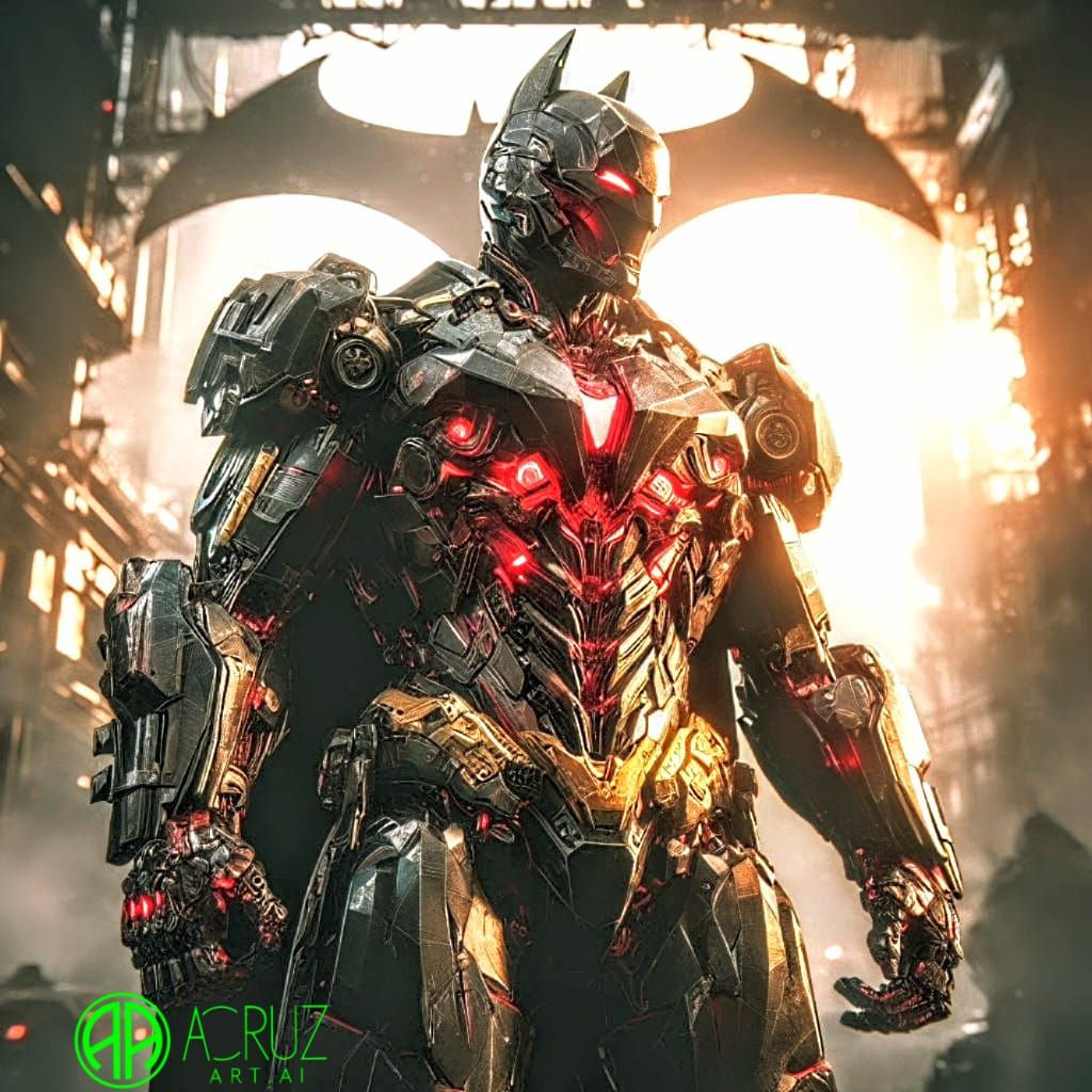 Cyber-Batman - AI Generated Artwork - NightCafe Creator