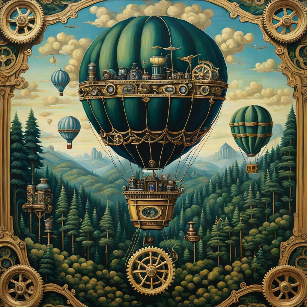 Ryden Balloon - AI Generated Artwork - NightCafe Creator