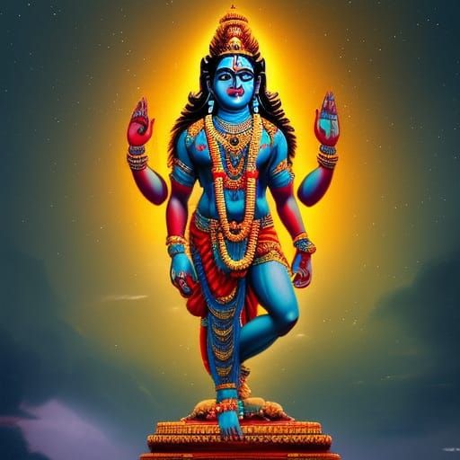 Vishnu - AI Generated Artwork - NightCafe Creator