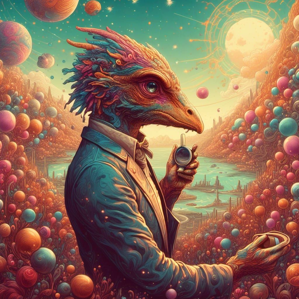 Alien Detective - AI Generated Artwork - NightCafe Creator