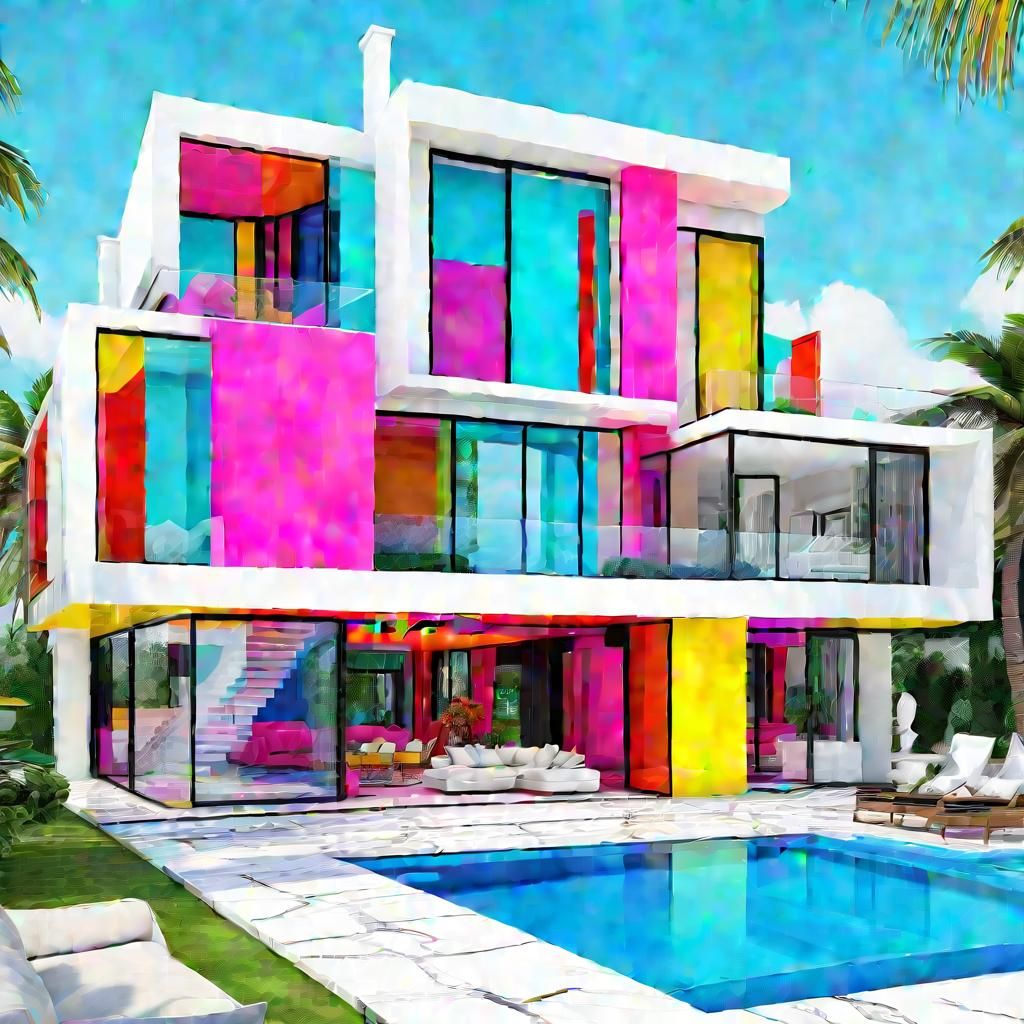 Abstract Architecture - AI Generated Artwork - NightCafe Creator