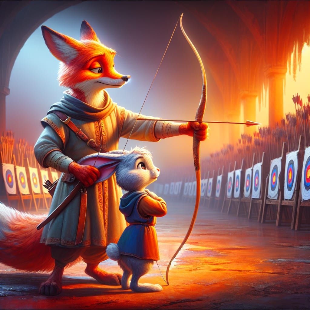 Zootopia meets Robin Hood - ooh dah lolly! - AI Generated Artwork ...