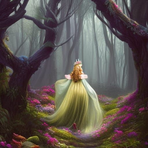 Lost Princess - AI Generated Artwork - NightCafe Creator
