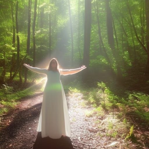 Forest Epiphany - AI Generated Artwork - NightCafe Creator