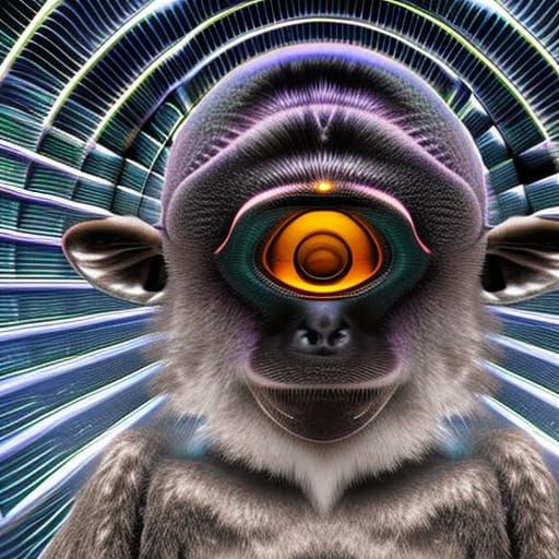 Cyclops Monkey - AI Generated Artwork - NightCafe Creator