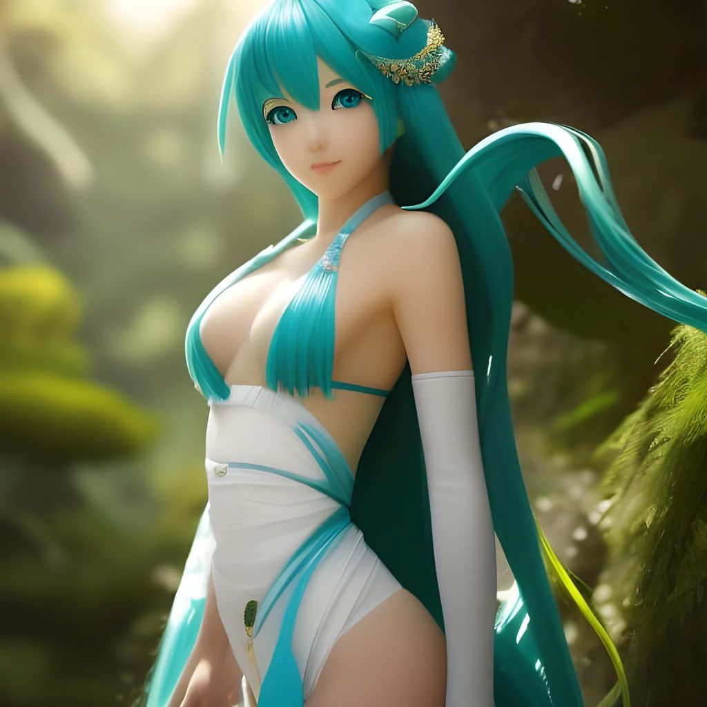 Hatsune Miku 082 - AI Generated Artwork - NightCafe Creator