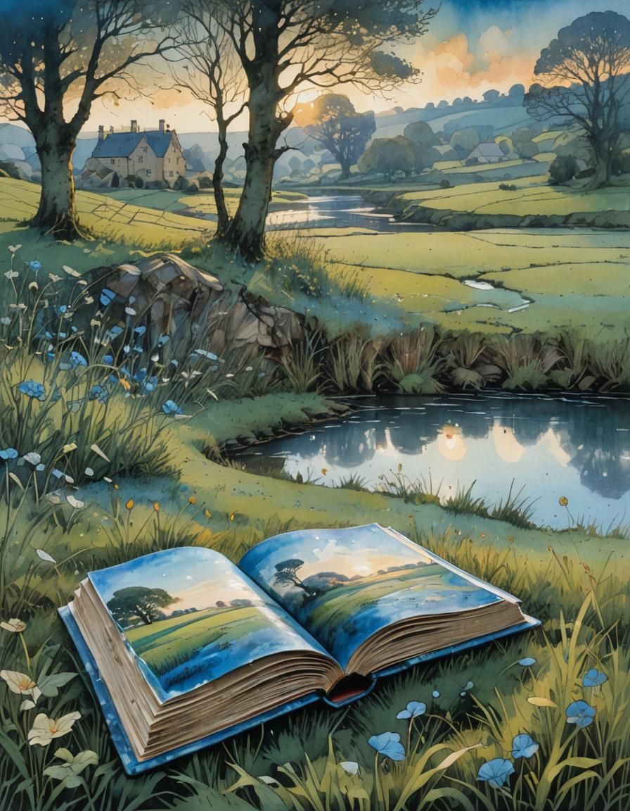 A place to read, look and think - AI Generated Artwork - NightCafe Creator