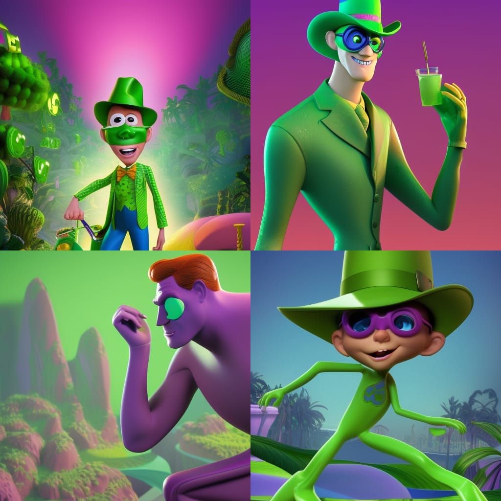 The riddler - AI Generated Artwork - NightCafe Creator