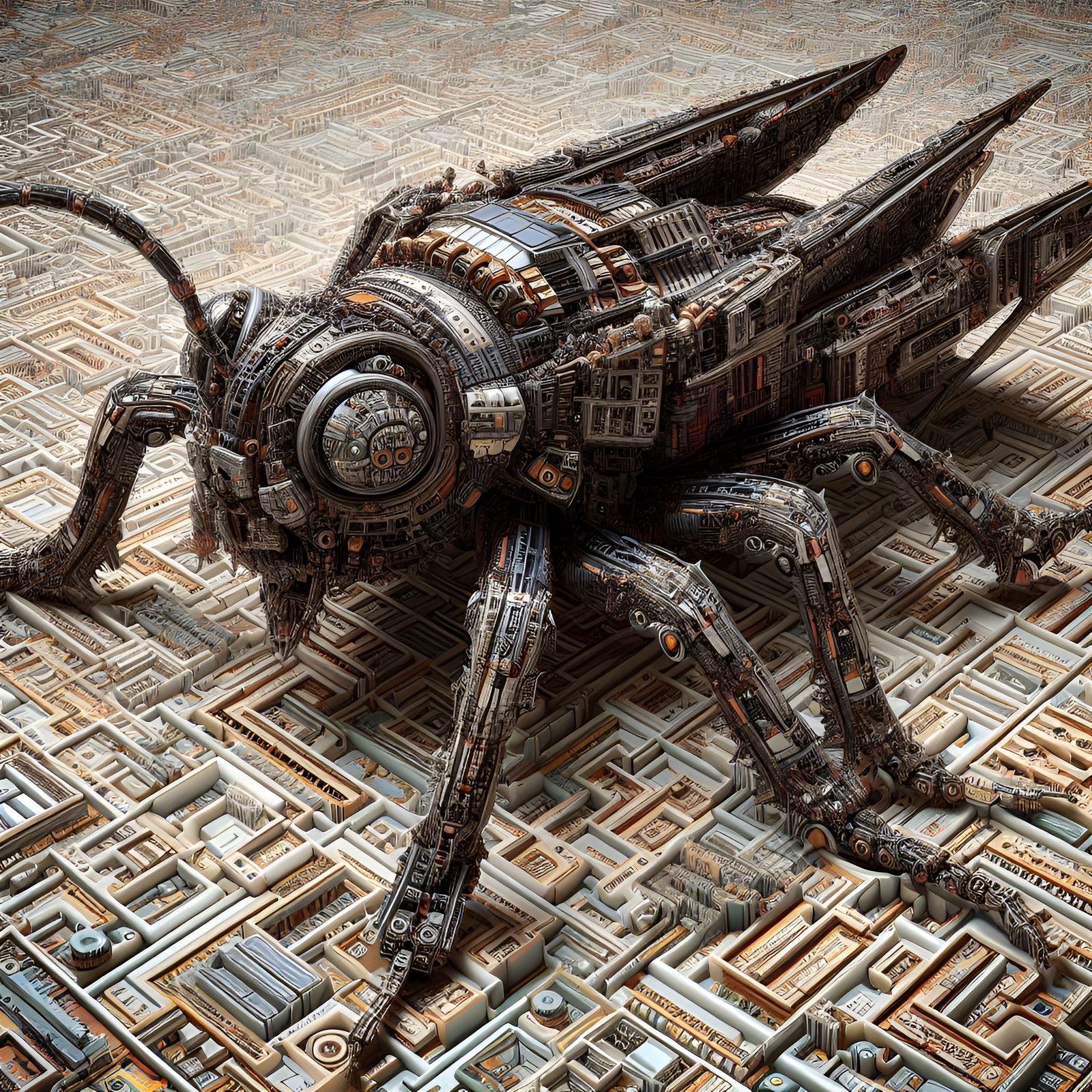 Bug in the Matrix (20nov23, Dall-E-3) - AI Generated Artwork ...
