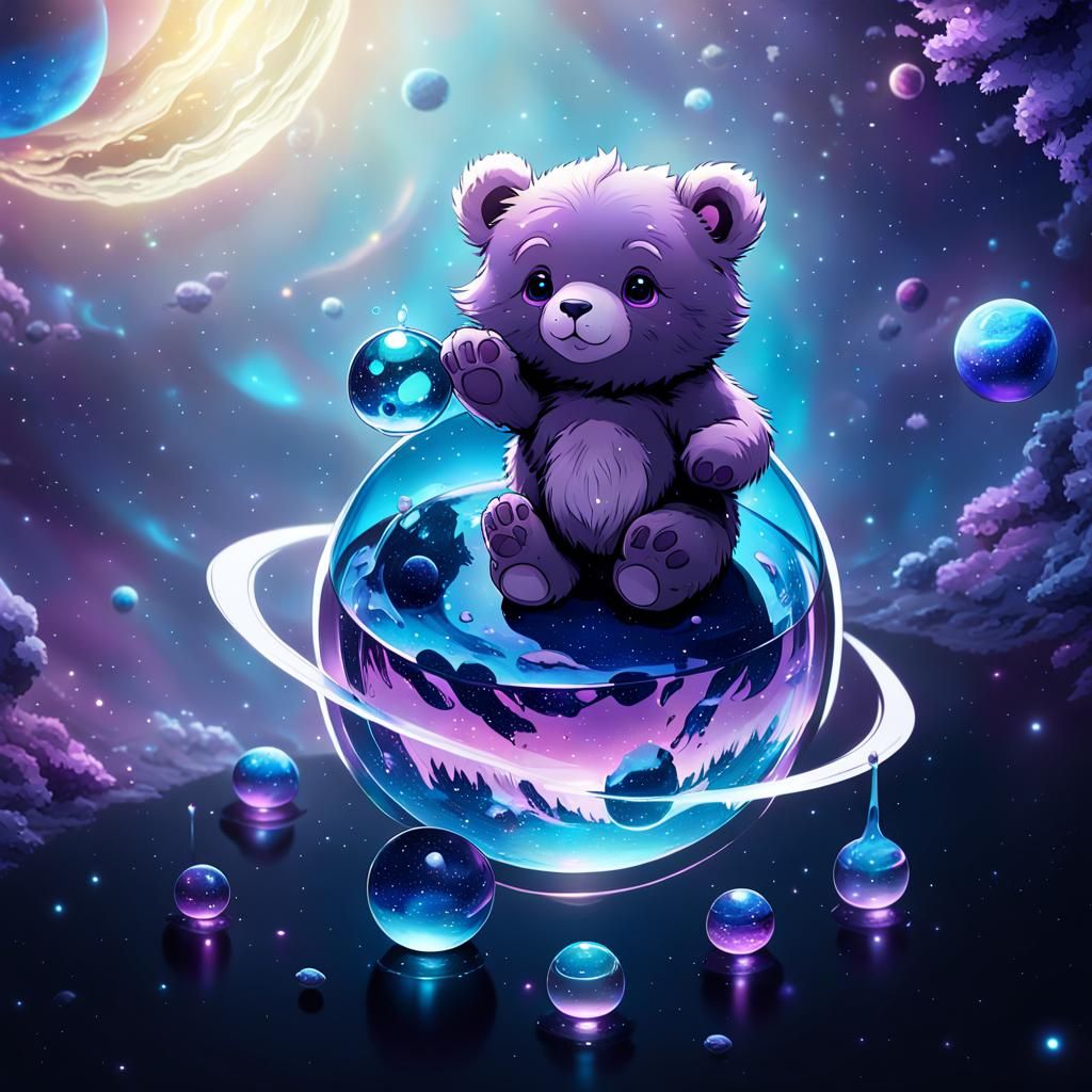 space cub says hi! - AI Generated Artwork - NightCafe Creator