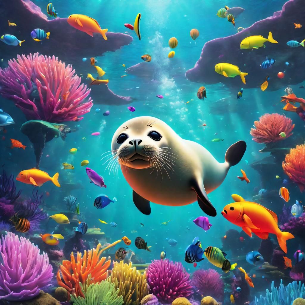 Hello Elon The Chainsaw juggling Seal by Per. - AI Generated Artwork ...