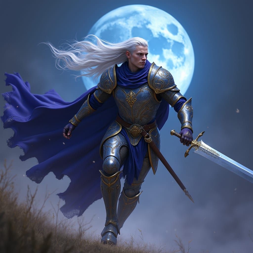 Captain of the Guard - Majestic Elven Royal Guardsman in Dar...