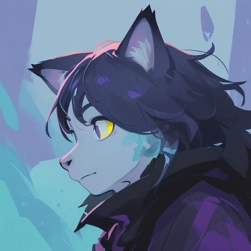 Wolf Therian Human - Wolf Therian Human Portrait in Hyperre...