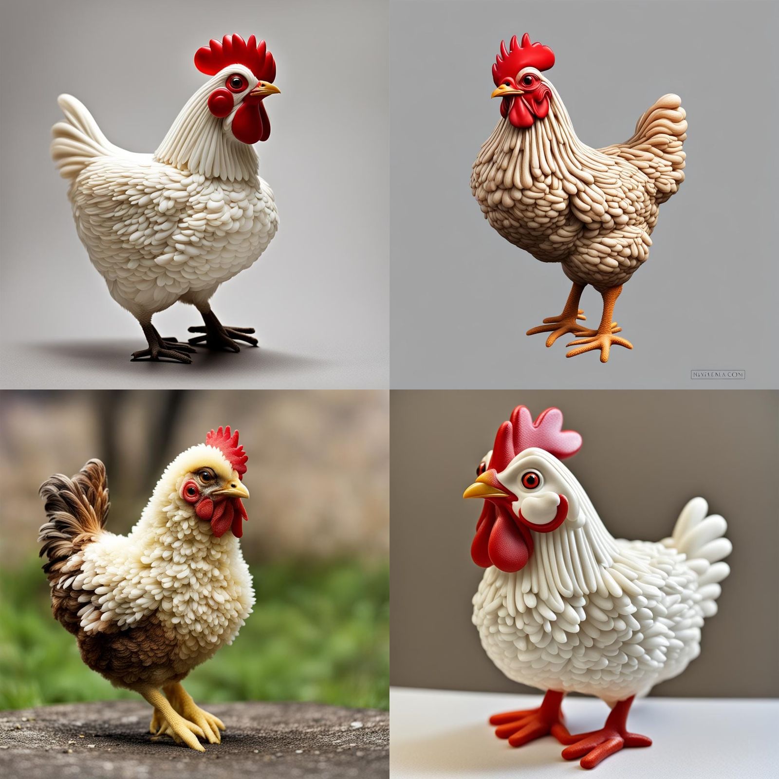 Bobble of a chicken - AI Generated Artwork - NightCafe Creator