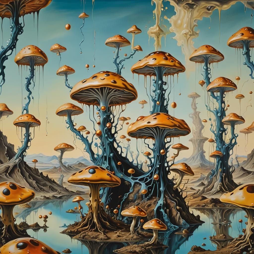 Fungi Mushrooms, Surreal Mushrooms, Psychedelic Mushrooms #1 - AI ...