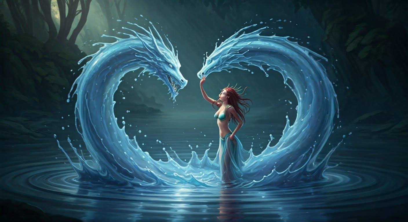 Daily Challenge #873: Things Made of Water - Female water sprite calls ...